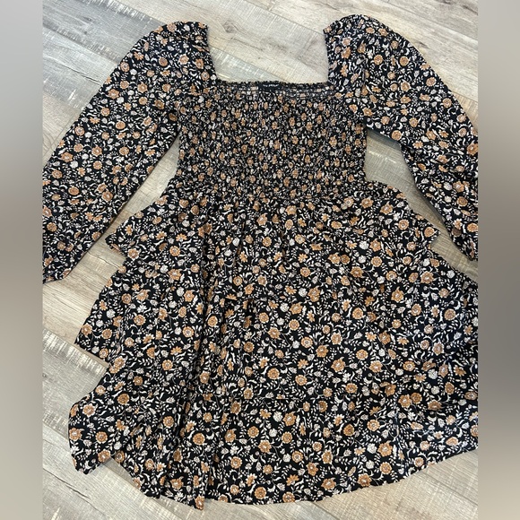 Blu Pepper | Dresses | Blu Pepper Tiered Ruched Dress Floral | Poshmark